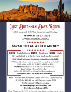 LDD Contestant Flyer 2022 (Please Use This One) | Lost Dutchman Days ...