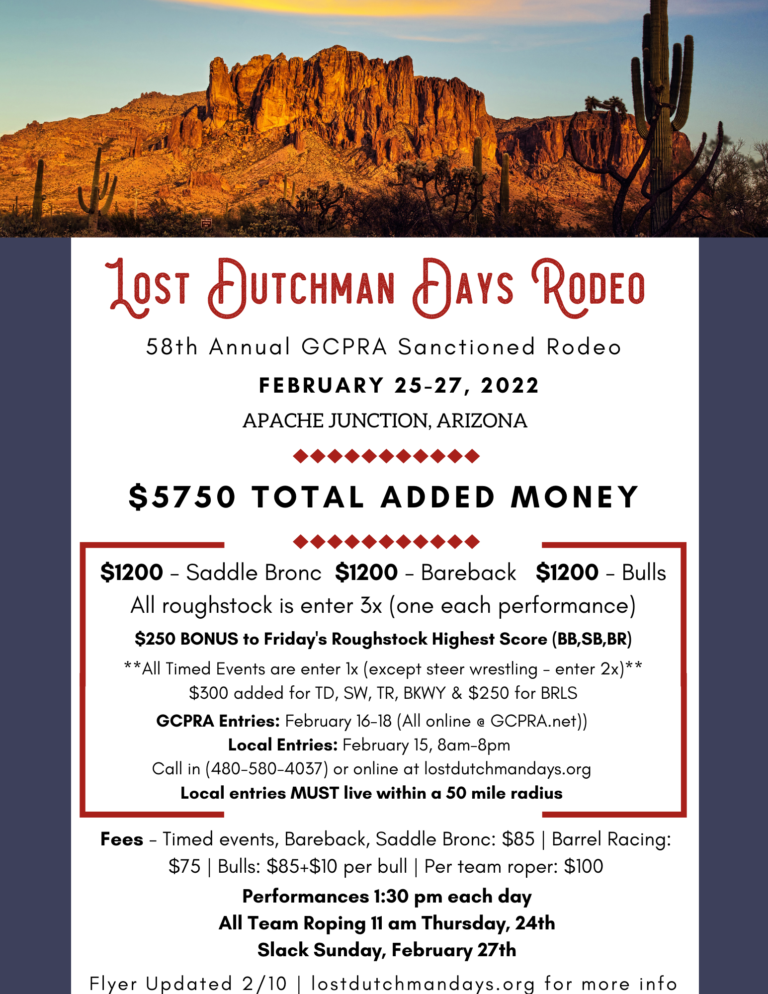 LDD Contestant Flyer 2022 (Please Use This One) | Lost Dutchman Days ...